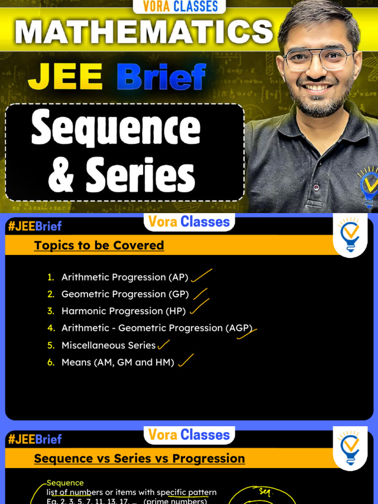 Sequence and Series | PDF | Elementary Mathematics | Numbers