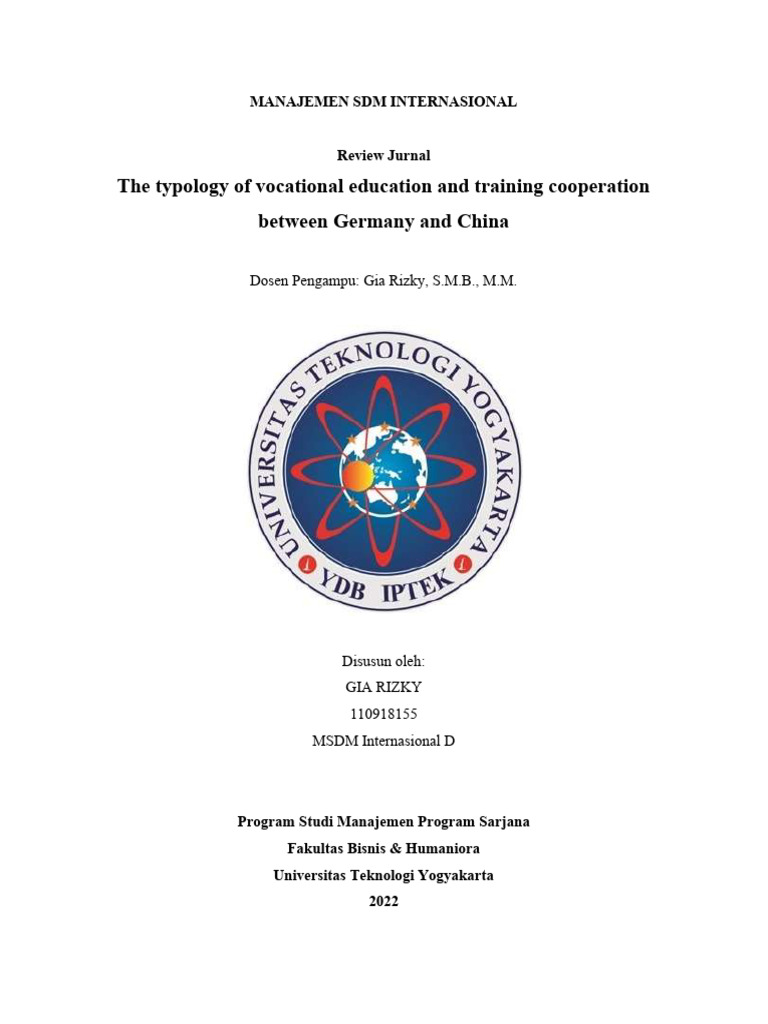 Manajemen SDM Internasional Uty. | PDF