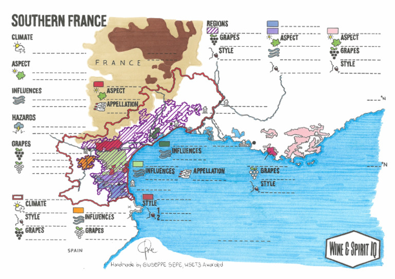 wset3_Map of Southern France | PDF