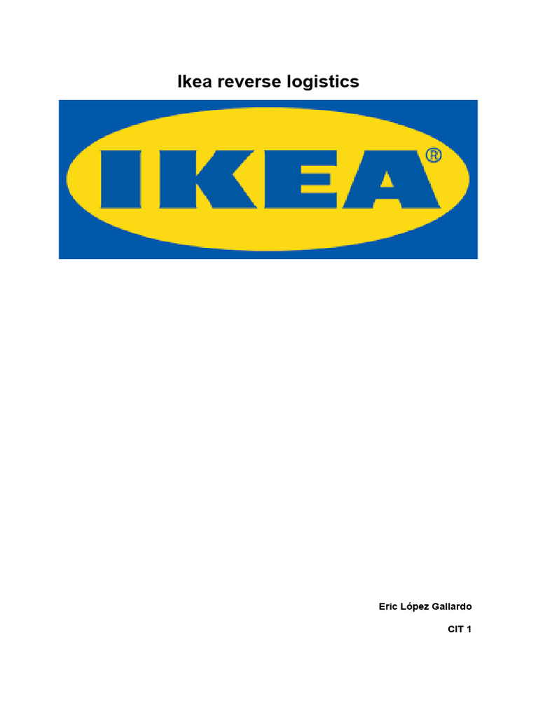 IKEA Reverse Logistics Strategy | PDF | Waste Management | Recycling