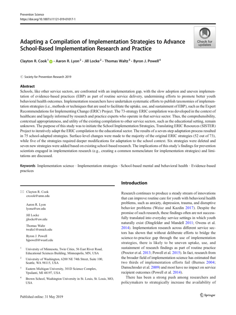 Adapting A Compilation of Implementation | PDF | Goal | Innovation