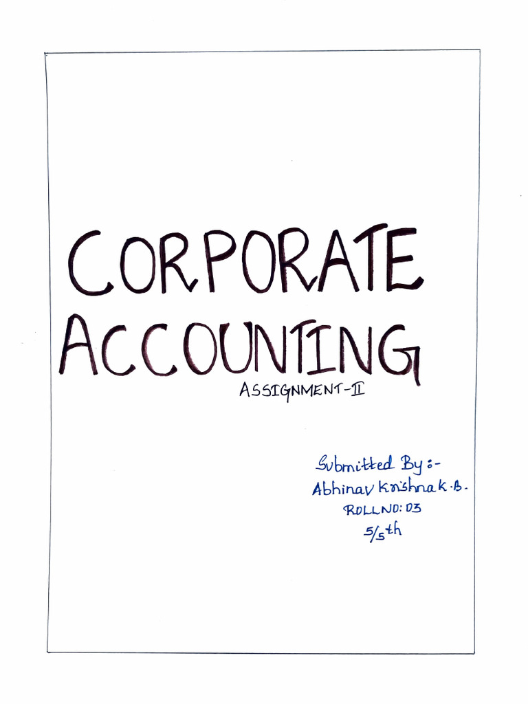 Abhinav Krishna K B CA Assignment 2 | PDF