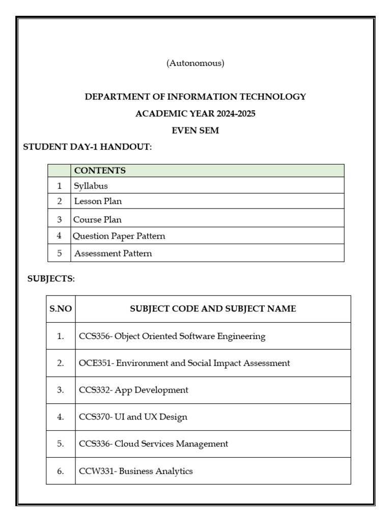 III Year ALL SUBJECTS (1) - Pagenumber | PDF | Environmental Impact ...