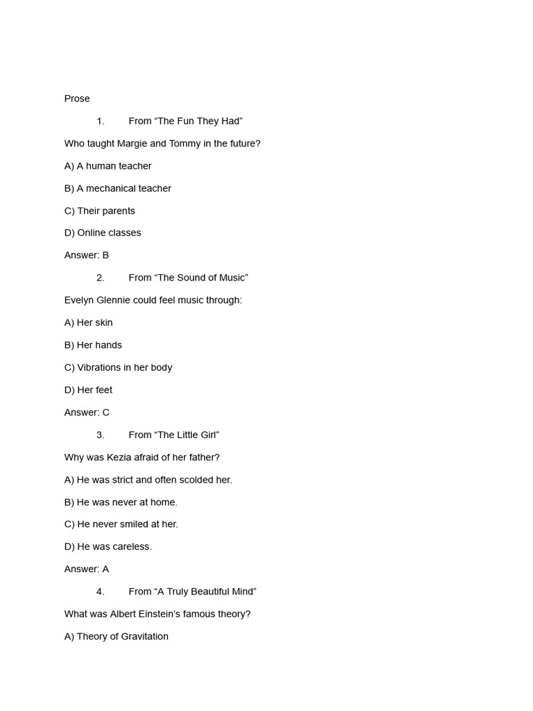 Class 9 English | PDF