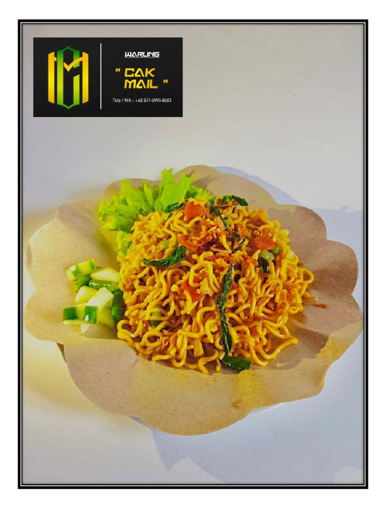 Desain Bakmi 2 | PDF