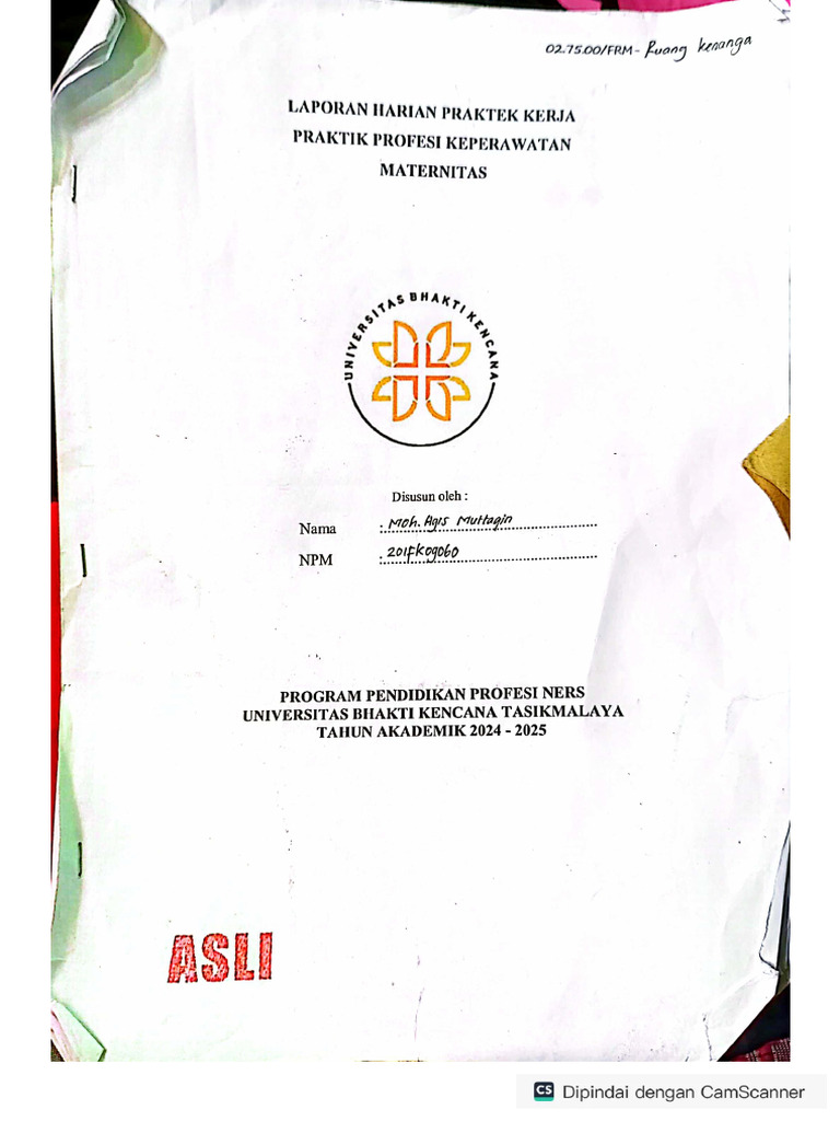 Logbook Kenanga | PDF