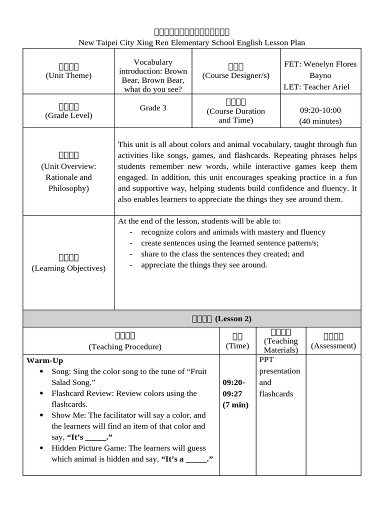 LP - 11-12 - Demonstration - Wenelyn Bayno | PDF | Flashcard | Vocabulary