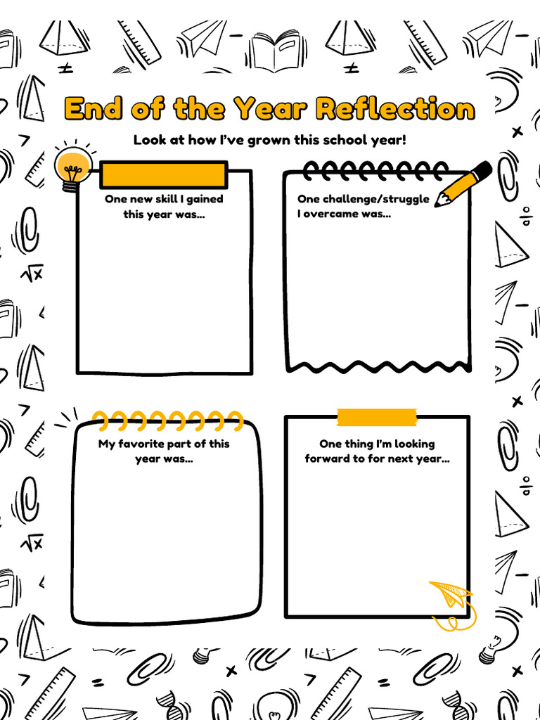Year-End Reflection and Growth Insights | PDF