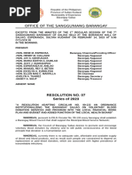 Barangay Ordinance Template | PDF