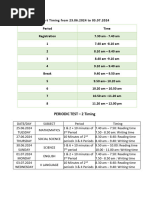 BELL TIMINGS 2025 -2026 | PDF
