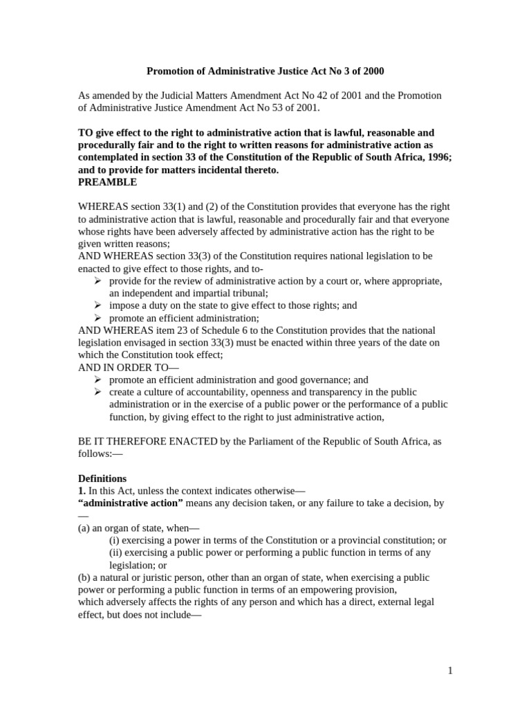 Promotion_of_Administrative_Justice | PDF | Magistrate | Administrative Law