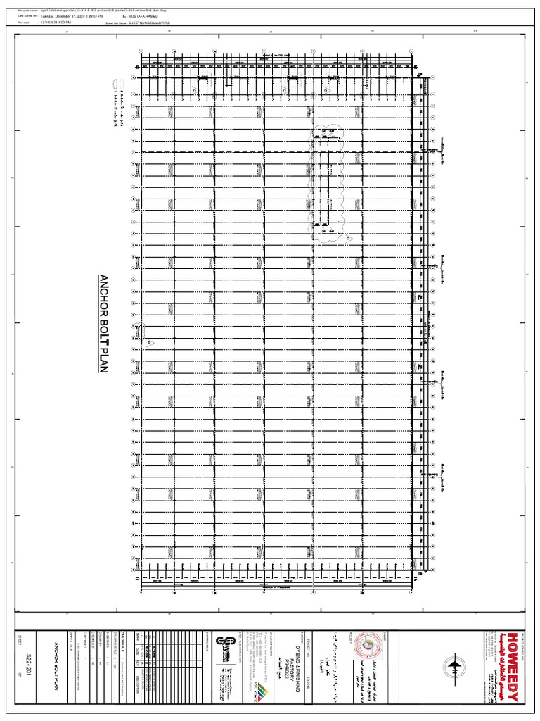 S22-201 Anchor Bolt Plan S22-101 Anchor Bolt Plan | PDF