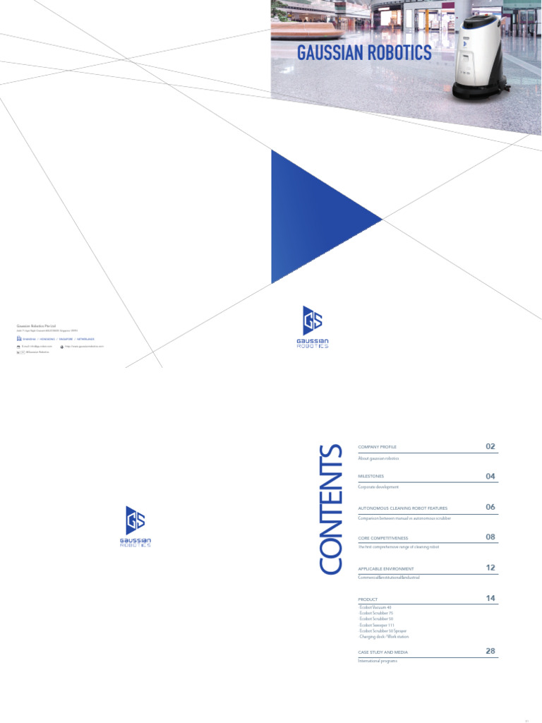 Gaussian Robotics Catalogue Final | PDF | Robotics | Robot