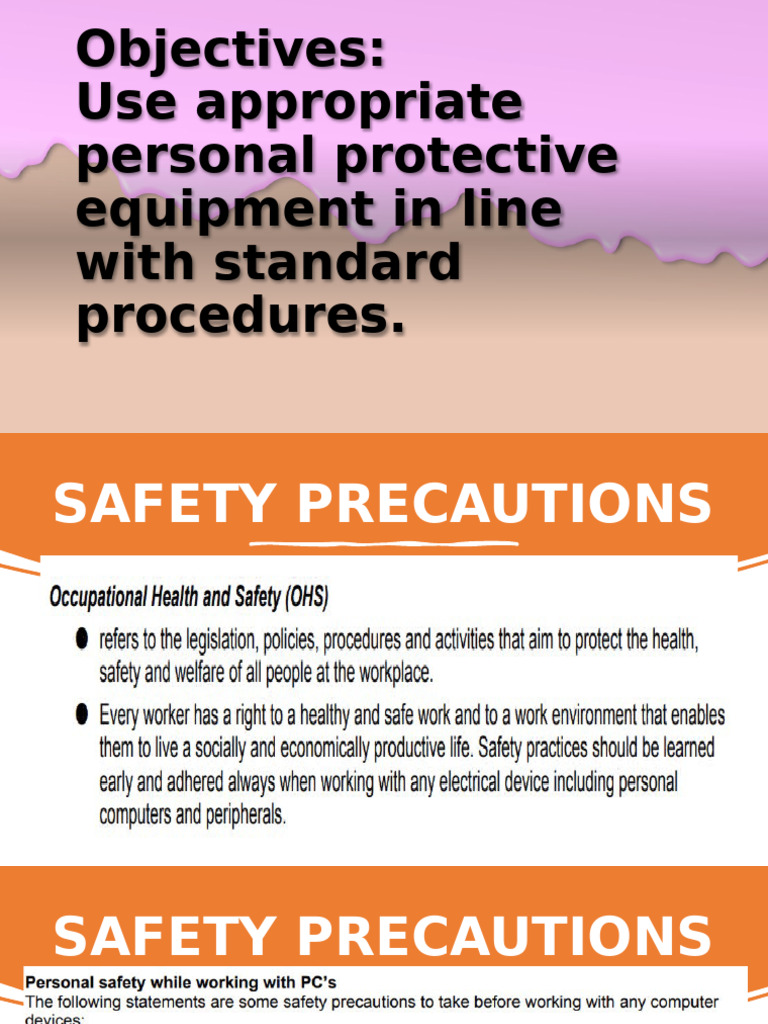 WEEK3-SAFETY-PRECAUTION-Content-only | PDF