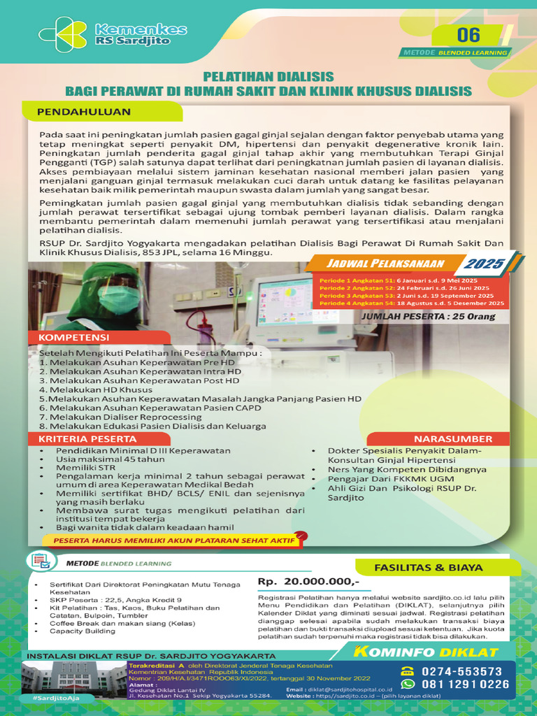 Pelatihan Dialisis Perawat | PDF