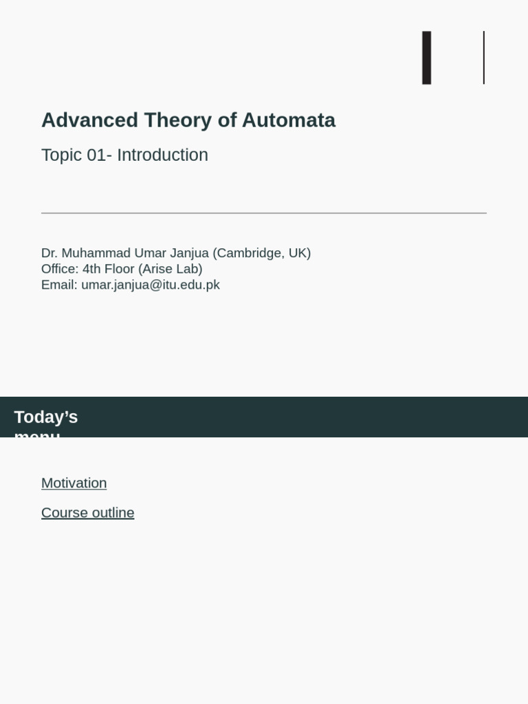 Lecture01 Introduction | PDF | Formal Verification | Software Bug