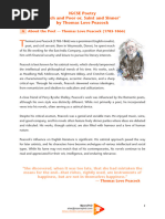 The Cockroach by Kevin Halligan | PDF | Poetry