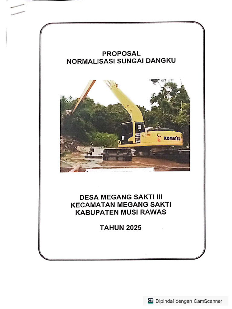 Proposal Normalisasi Sungai | PDF