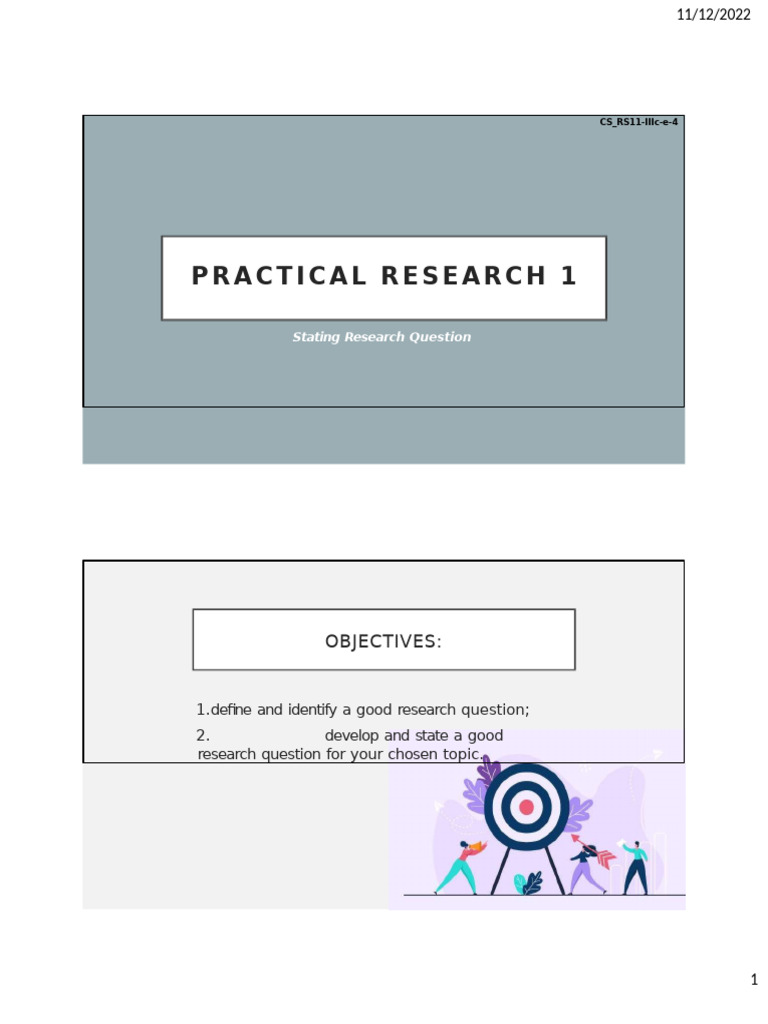 5 Research Question Powerpoint Presentations | PDF | Question | Cognition