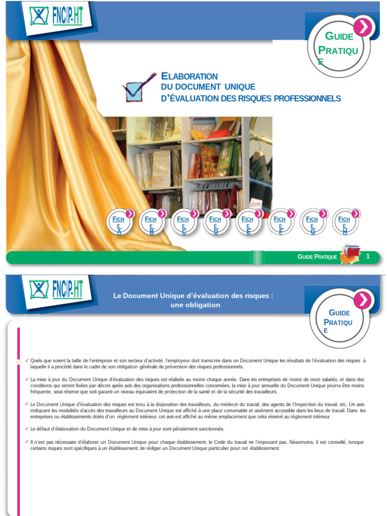 Fiches_risques_pro_complet | PDF | Santé et sécurité au travail | Risque