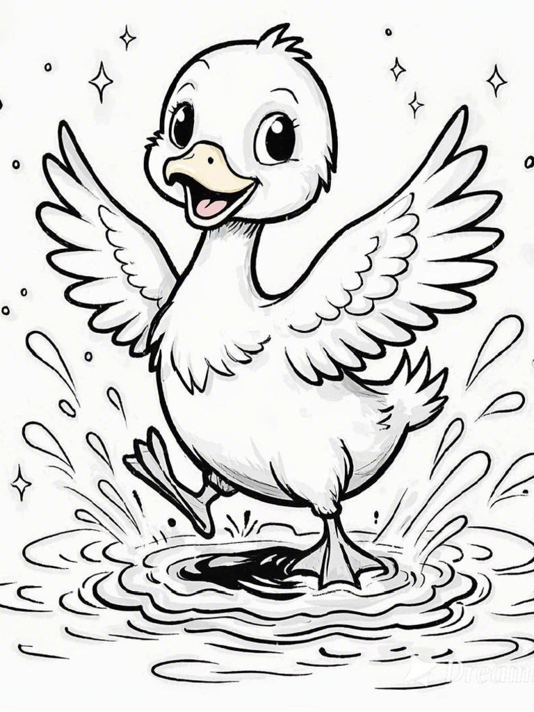 Imagine Cartoon Duck | PDF