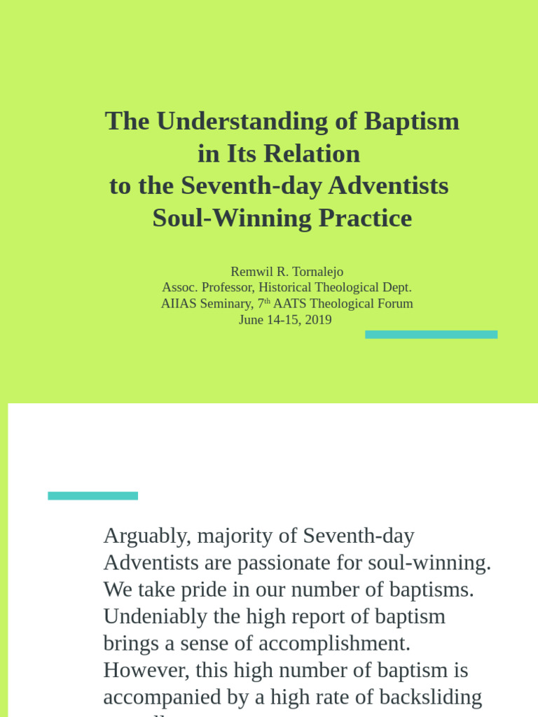 The-Understanding-of-Baptism-in-Its-Relation | PDF | Baptism | Sacraments