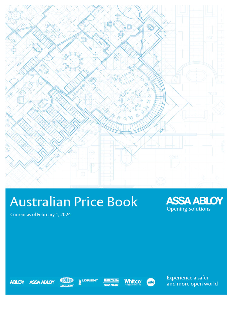 Australian Price Book for Security Hardware | PDF | Door | Window