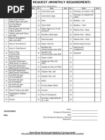 Office Stationery Request Form | PDF