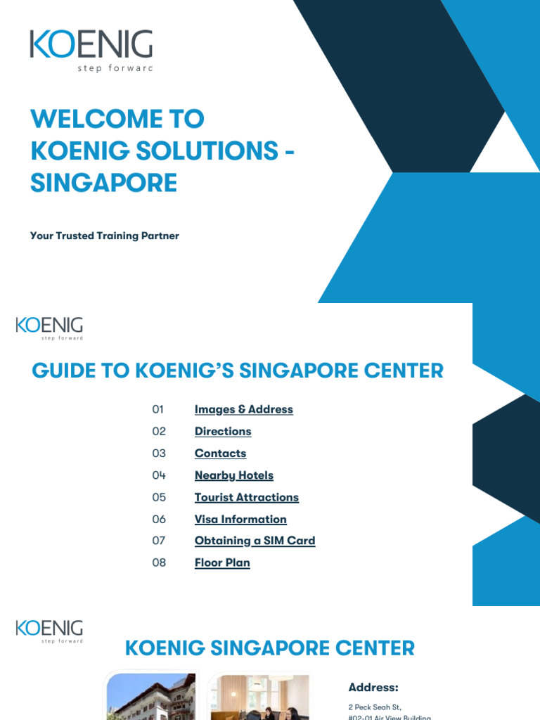 Koenig Singapore Training Guide | PDF