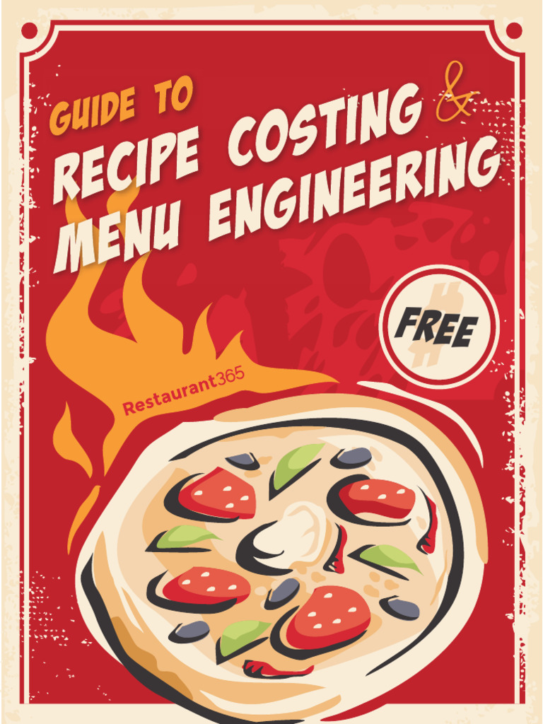 R365 Guide To Recipe Costing Menu Engineering PDF 1684544338 | PDF | Menu | Cost Of Goods Sold