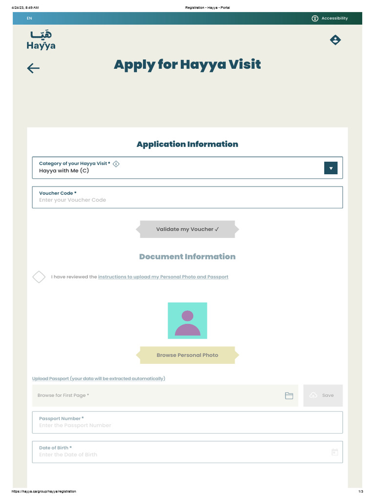 Hayya Registration Portal Guide | PDF | Passport | Computing
