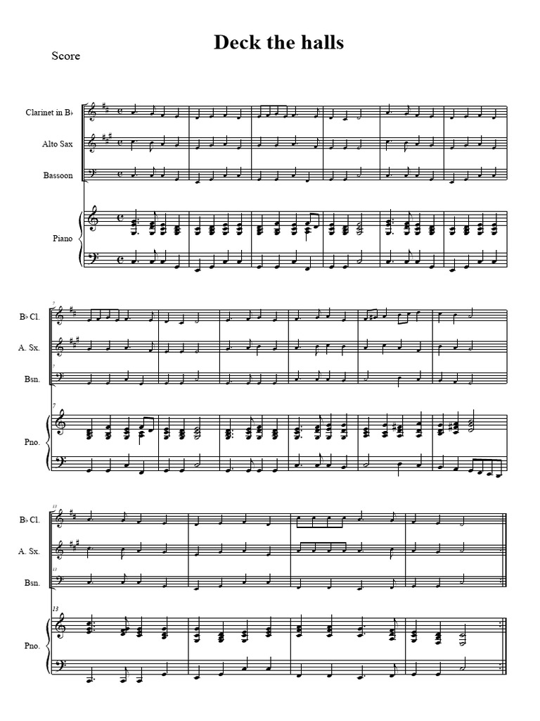 Deck the halls | PDF