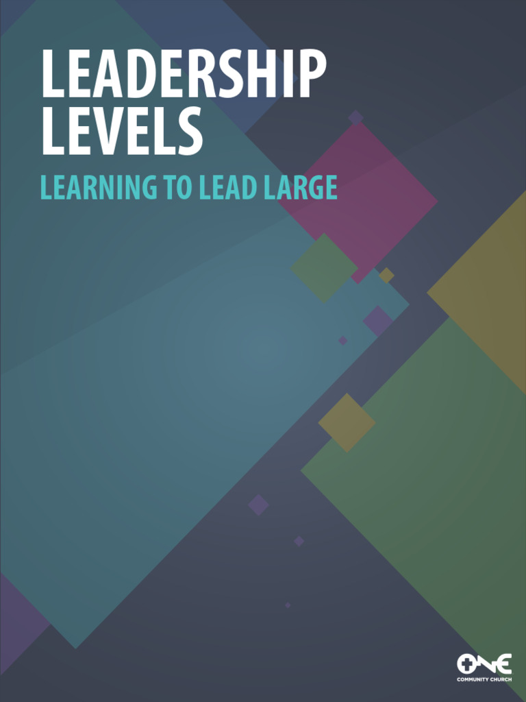 LEvels of Leadership - Update | PDF | Leadership | World Health ...