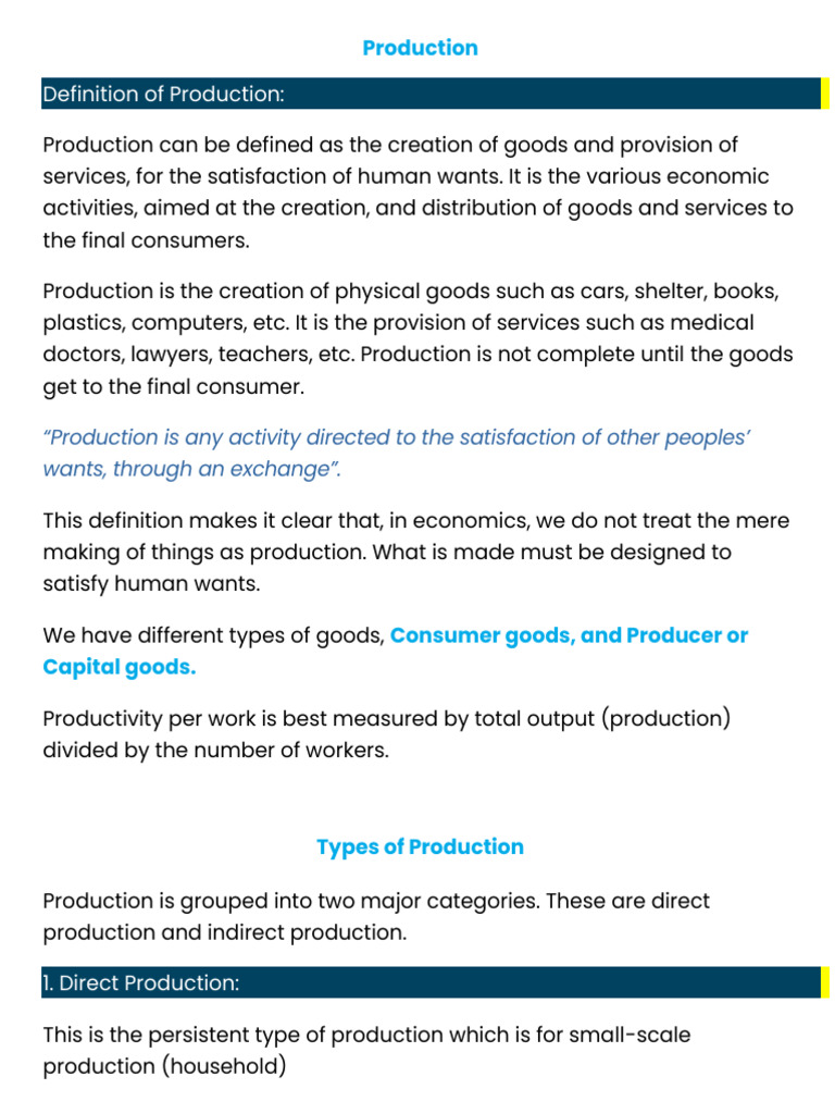 1.1.6 Theory of Production | PDF | Capital (Economics) | Labour Economics