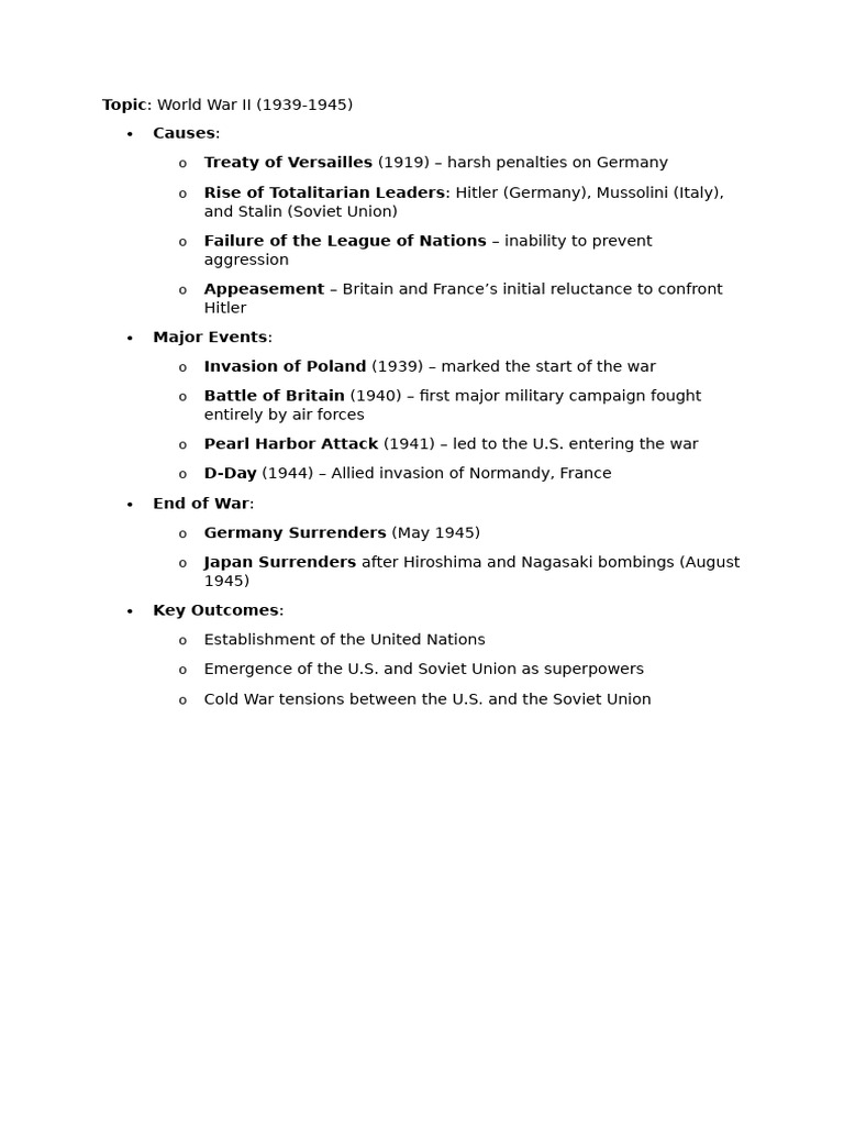 World War II | PDF