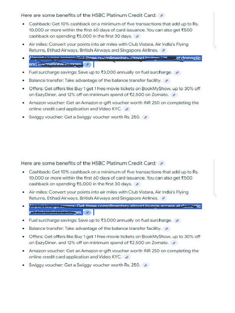 HSBC Offers Sep 2024 | PDF