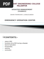 EOC Standard Operating Procedure Guide | PDF | Incident Command System