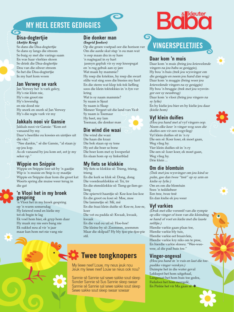 Gediggies Rympies Liedjies BK | PDF