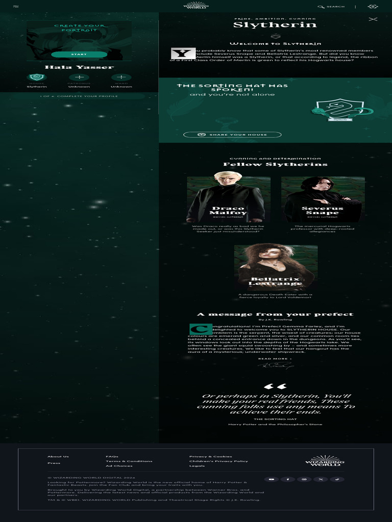 Wizarding World - Official Home of Harry Potter &… | PDF | Harry Potter ...