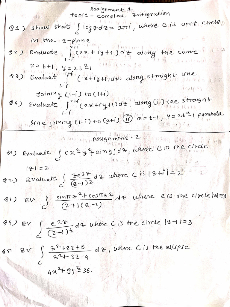 Maths4 Assignment 123 | PDF
