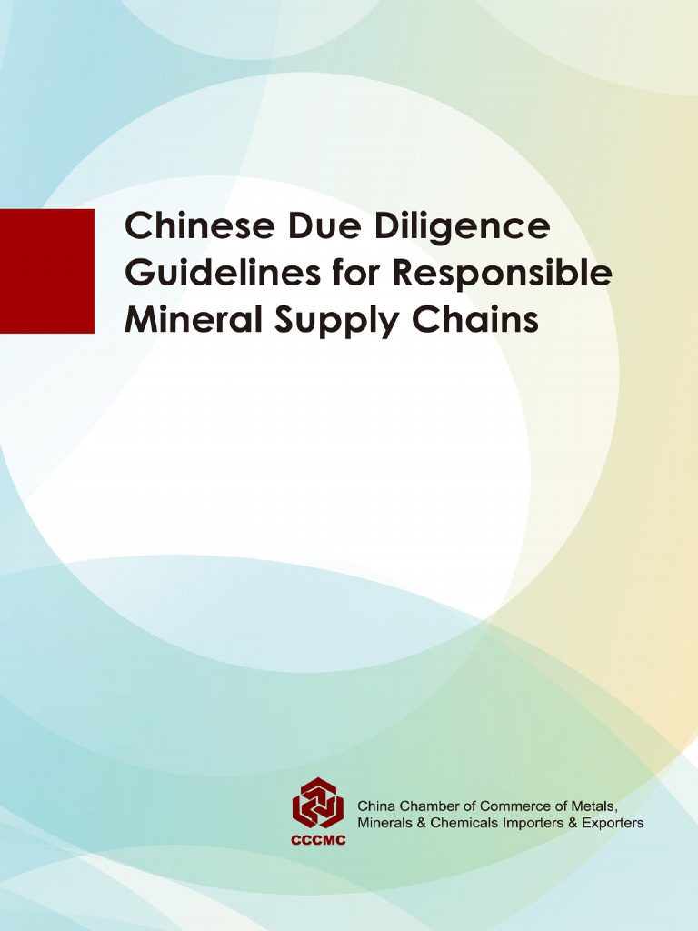 Chinese Due Diligence Guidelines For Responsible Mineral Supply Chains - en K83fxzt | PDF | Due ...
