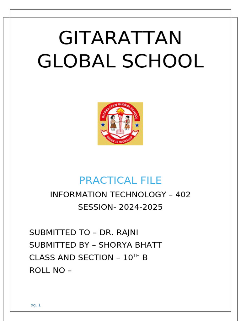 Tommorow It Practical | PDF
