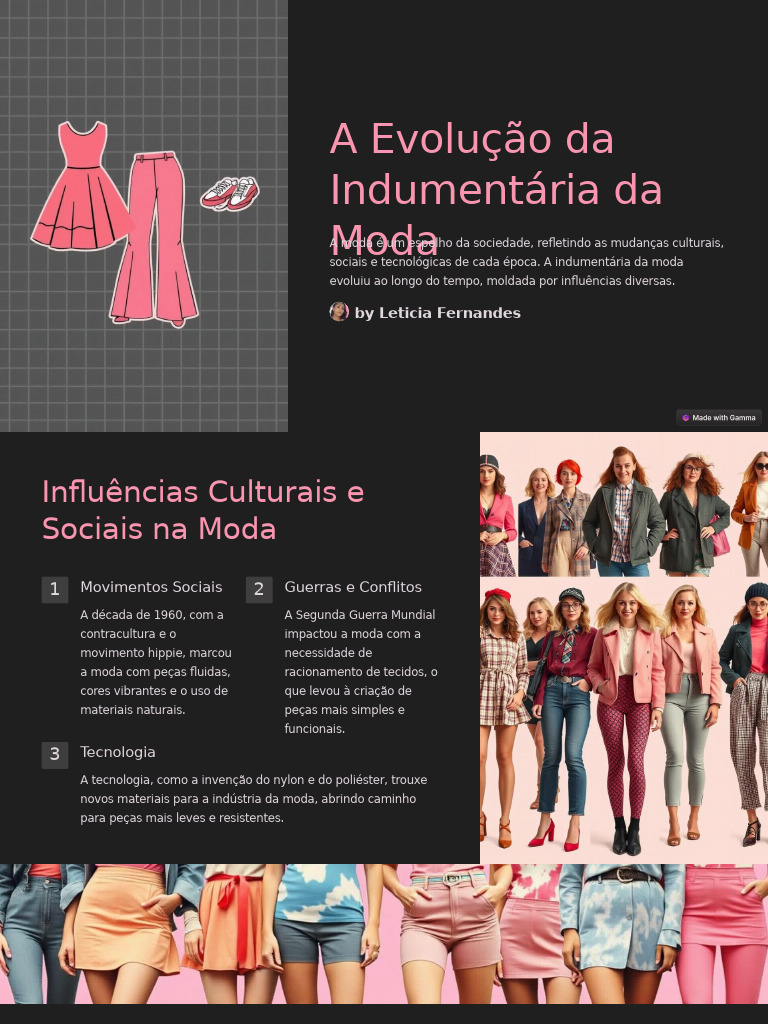 A Evolucao Da Indumentaria Da Moda (1) | PDF | Moda | Roupas