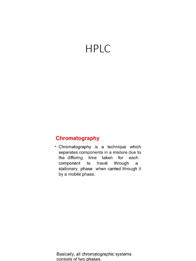 HPLC | PDF