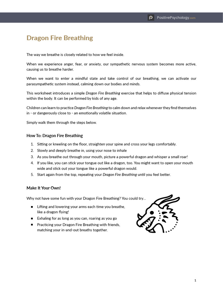 Dragon Fire Breathing for Kids | PDF