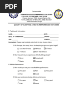 Anterior Cruciate Ligament Return To Sport After Injury (ACL-RSI) | PDF ...
