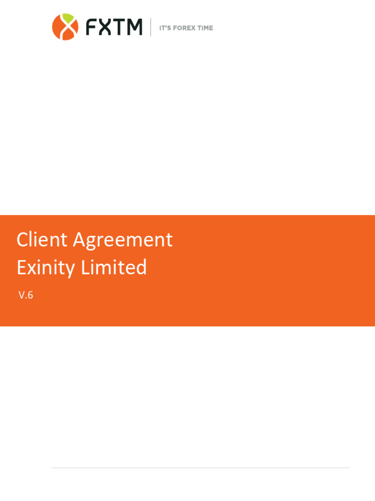 Exinity_Ltd_FXTM_Client_Agreement_V6 | PDF | Currency | Money