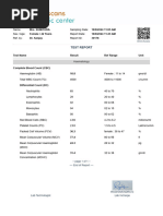 CBC Test Report Format Example Sample Template Drlogy Lab Report | PDF ...