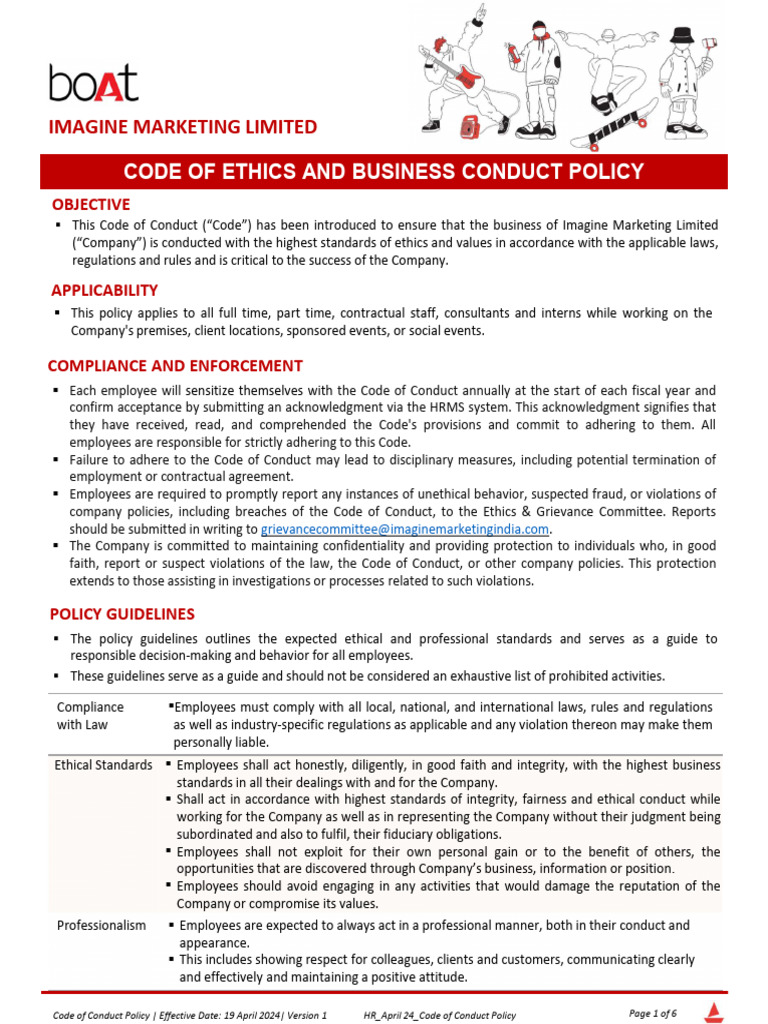 Imagine Marketing Code of Conduct | PDF | Computer Security | Security