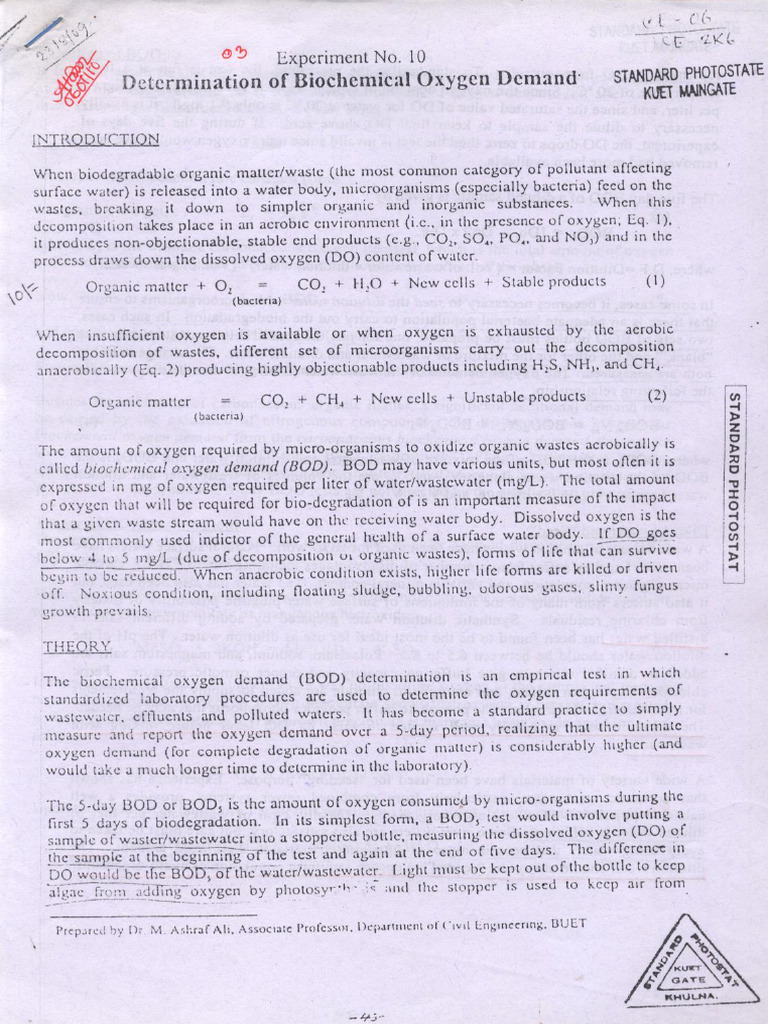 Environment Lab Manual Full | PDF